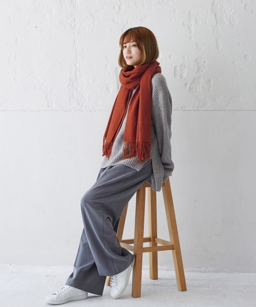 ソフトタッチ大判ストール【aroco/アロコ】 | ヴィータフェリーチェ