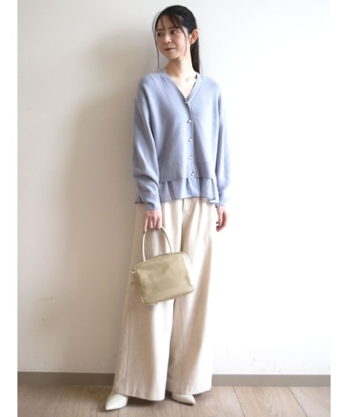 小さいサイズ】ショート丈カーディガン/接触冷感/UVカット/洗える | MK